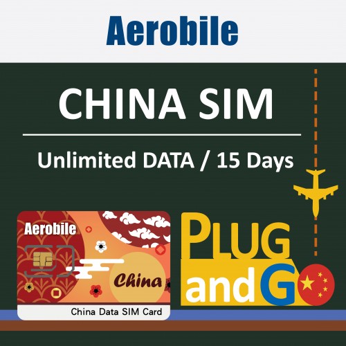 China Mobile SIM - 6 GB 15 Days Data SIM